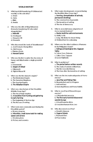 World History 1 Quiz 4 - Key Concepts and Terms Review - Studocu