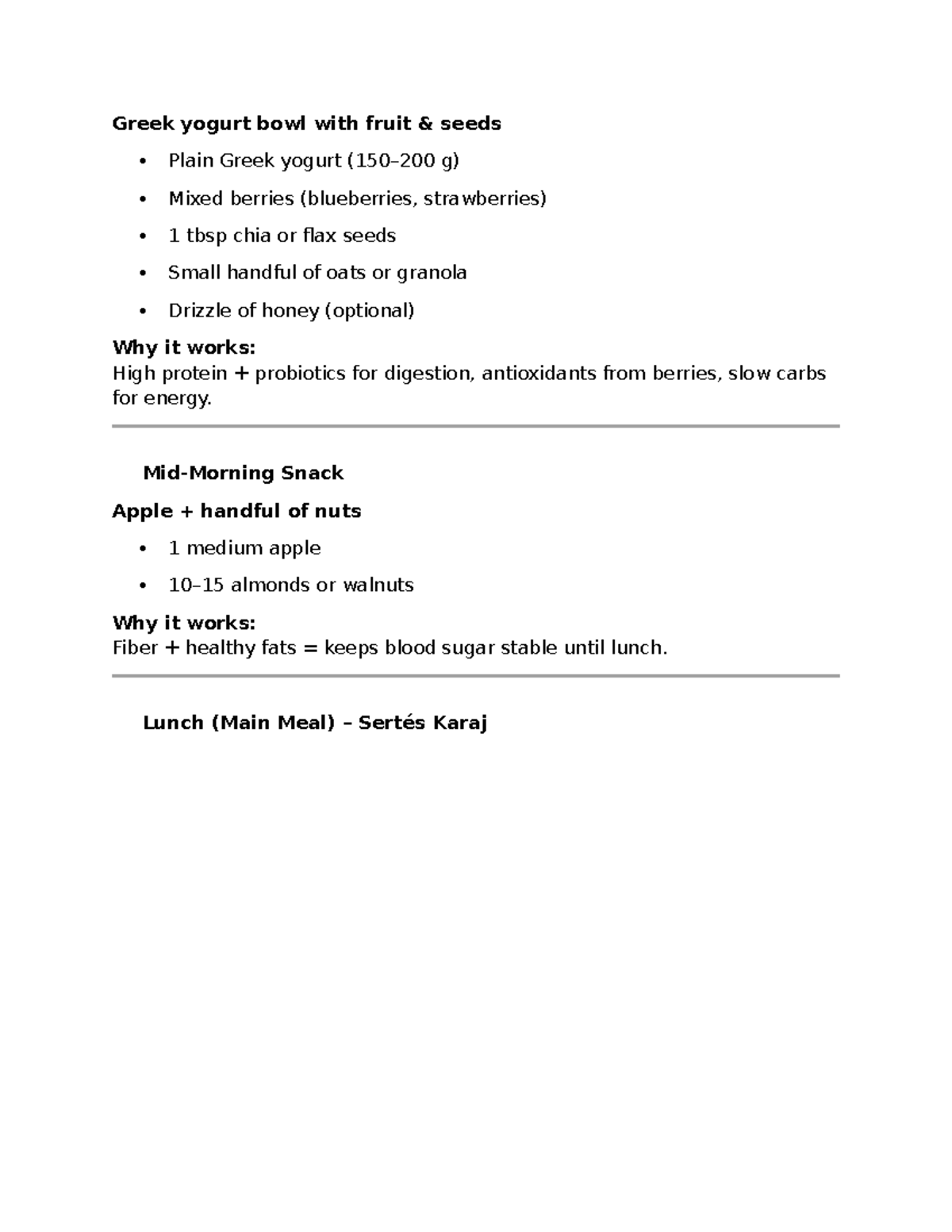 Meal Plan - 3test: Balanced Daily Nutrition Guide - Studocu