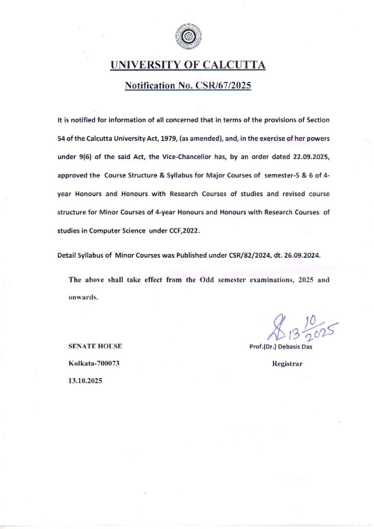 Graph Algorithms Lab and Data Communication Theory - B.Sc. CCF 4-Year ...