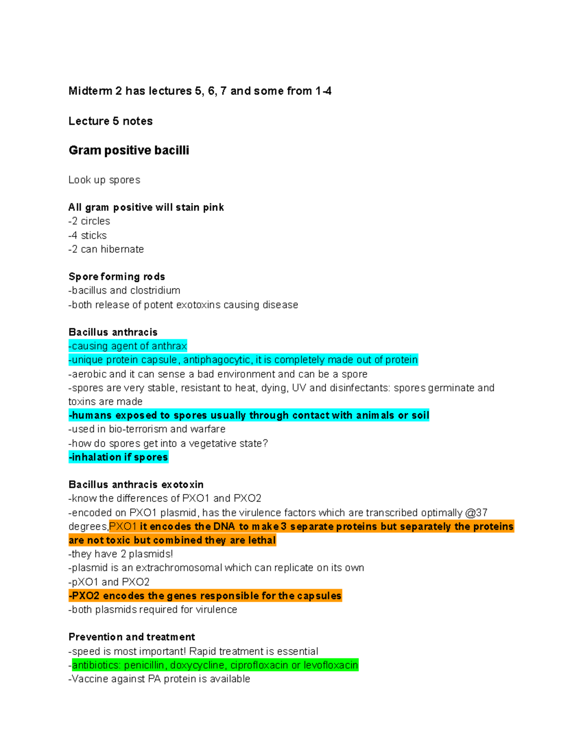 Microbio 2nd Midterm Notes: Gram Positive & Negative Bacilli Overview ...