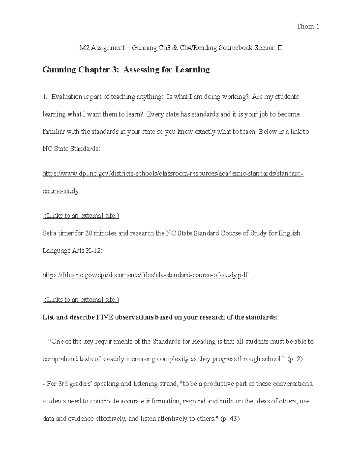 M2 Assignment: Gunning Ch3 & Ch4 Analysis and Key Insights - Studocu
