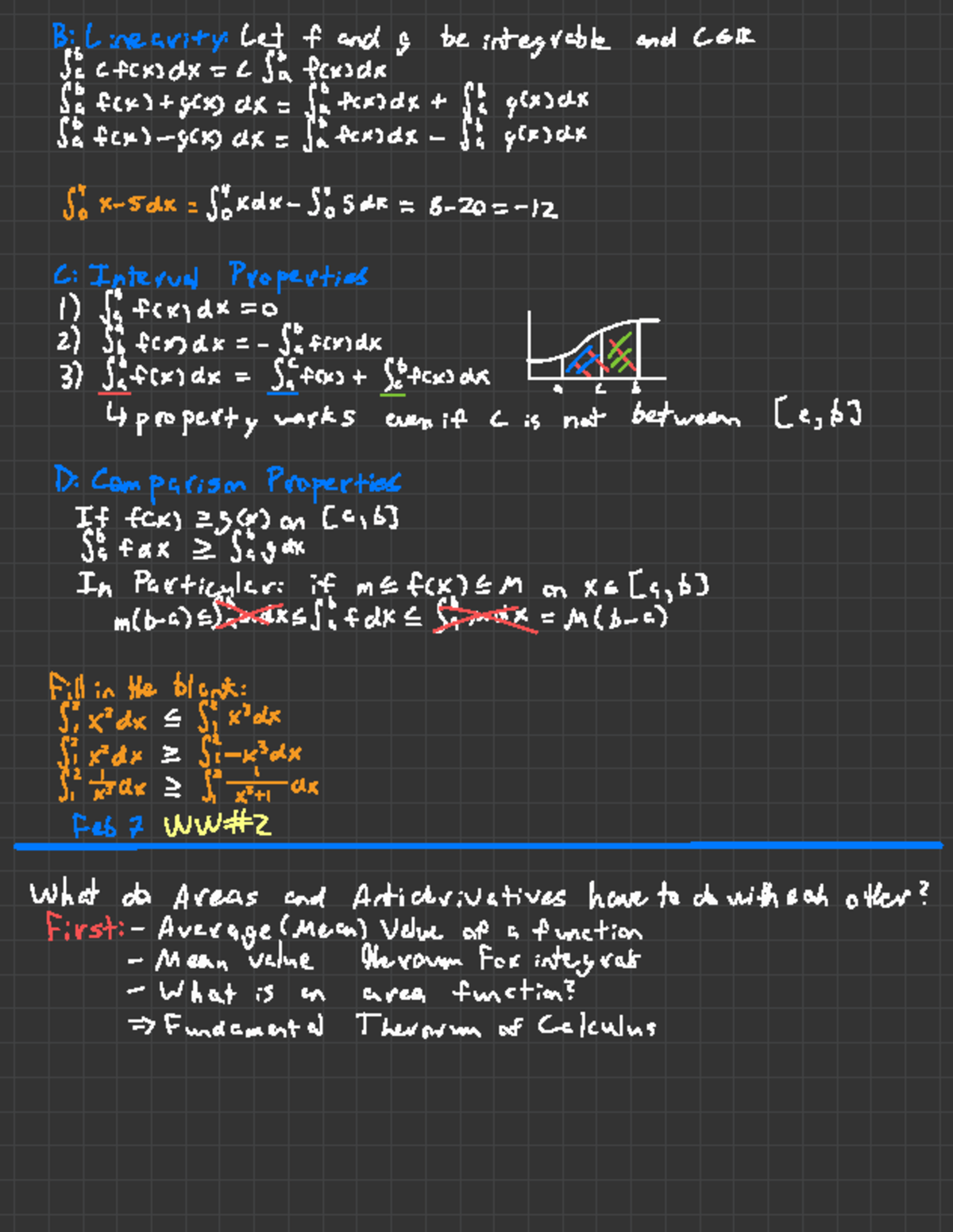 Calculus NYB Notes 6: Exploring Linearity and Fundamental Theorems ...