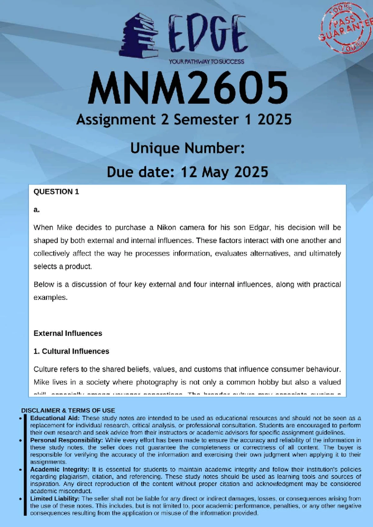 EUP1501 Assignment 5 Memo: Analyzing SDGs & Social Media Impact - Studocu