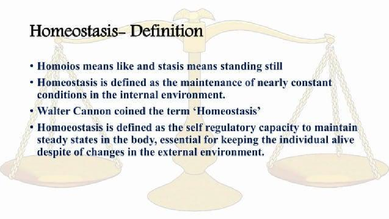 Homeostasis Mechanisms: Feedback & Feedforward in Physiology - Studocu