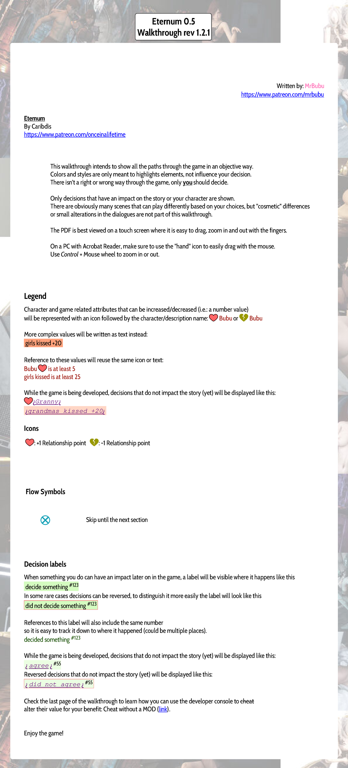 Eternum 0.5 Walkthrough - Version 1 Guide by MrBubu - Studocu