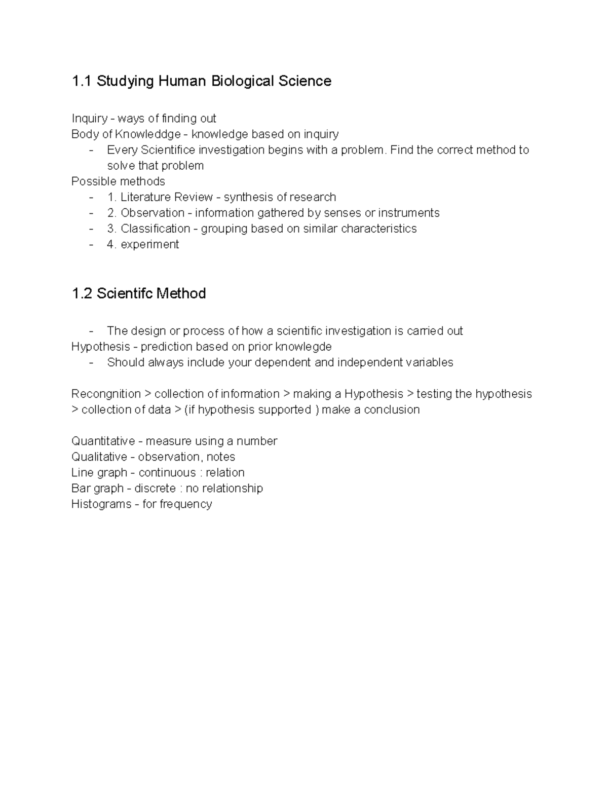 Biological Science 101: Chapter 1 - Understanding Scientific Method ...