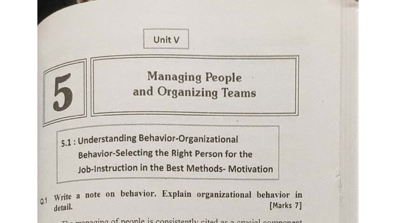 Software Project Management: Managing People and Organizing Teams ...