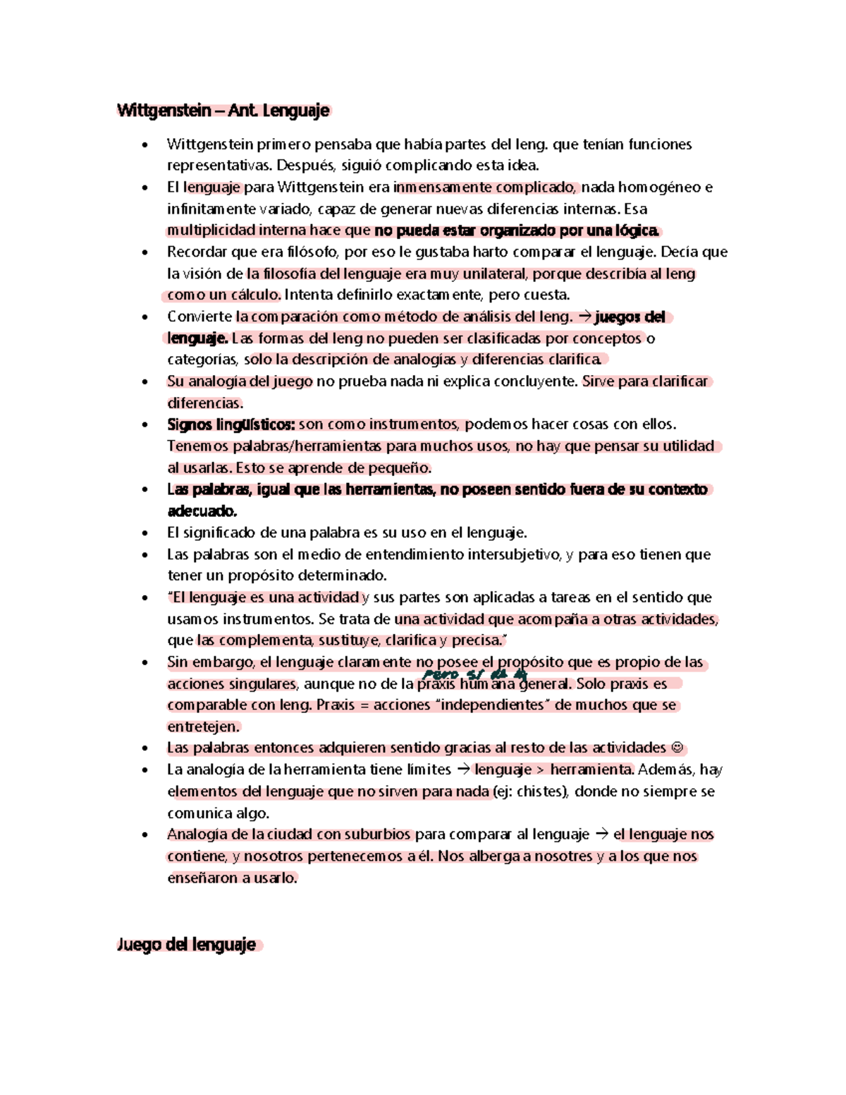 Resumen de la Filosofía del Lenguaje de Wittgenstein - Cordua (1997 ...