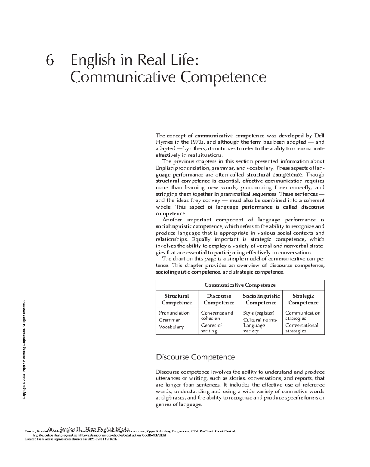 Adding English: Enhancing Communicative Competence in Multilingual ...