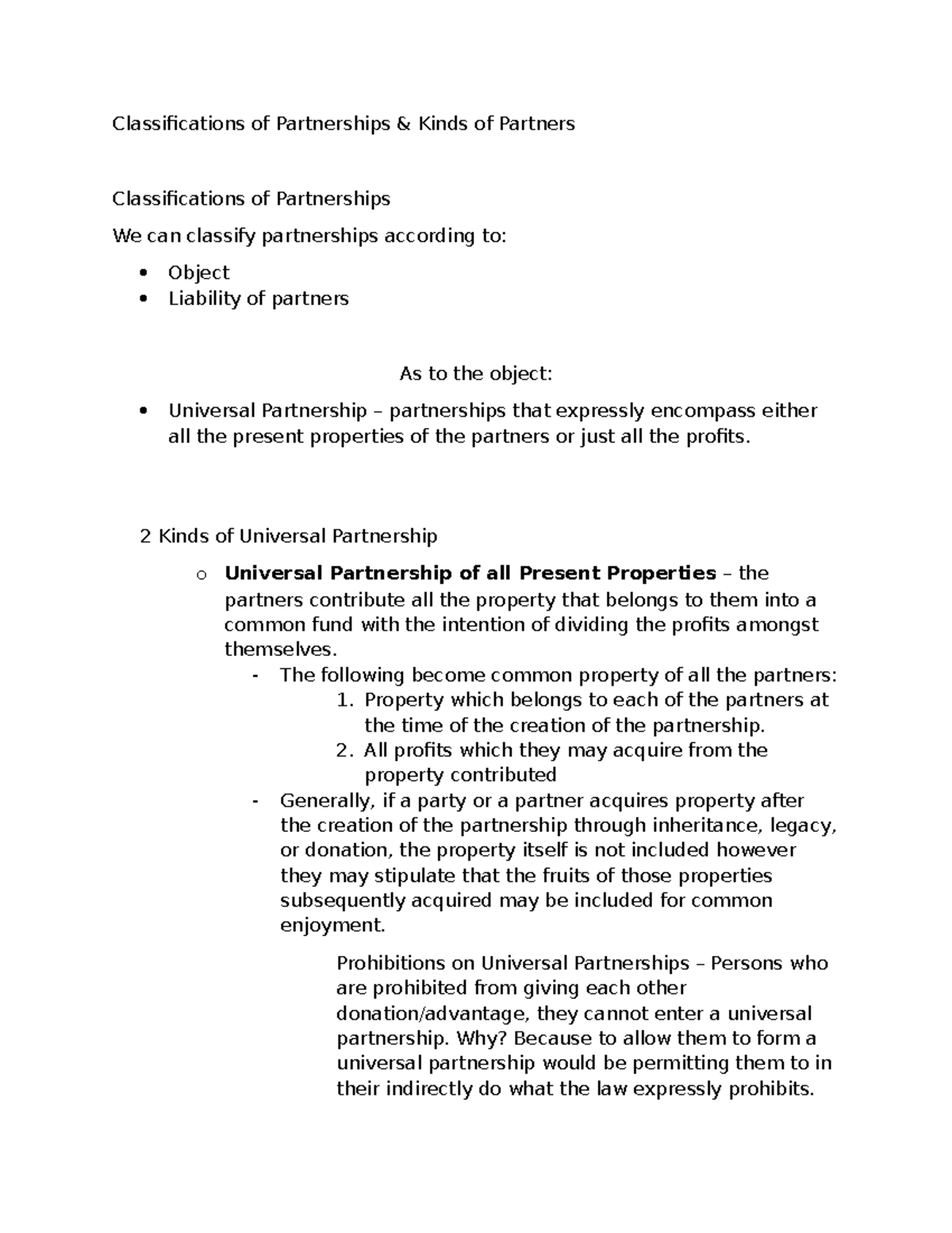 Classifications of Partnerships: Types and Liabilities Explained ...