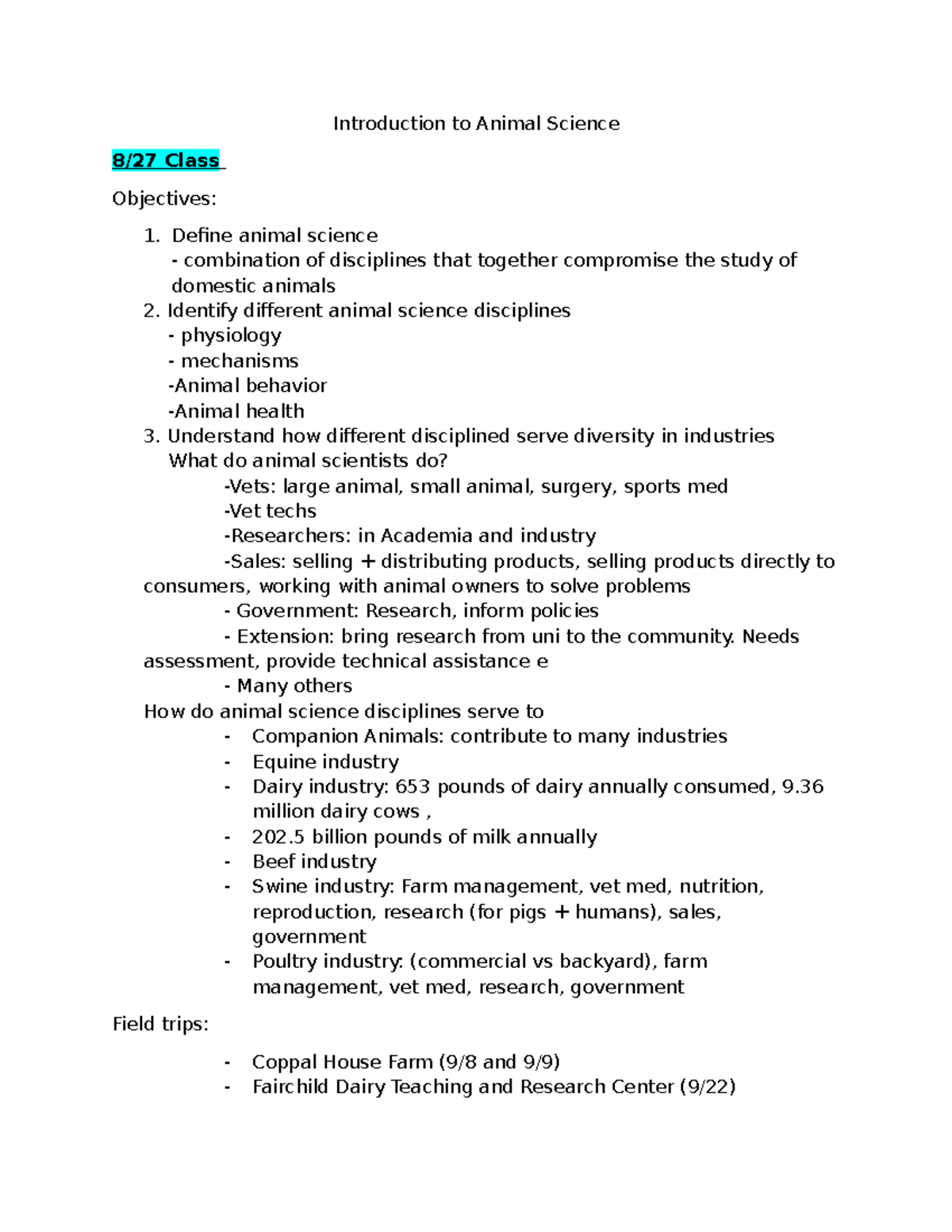 Introduction to Animal Science: Concepts, Disciplines, & Research ...