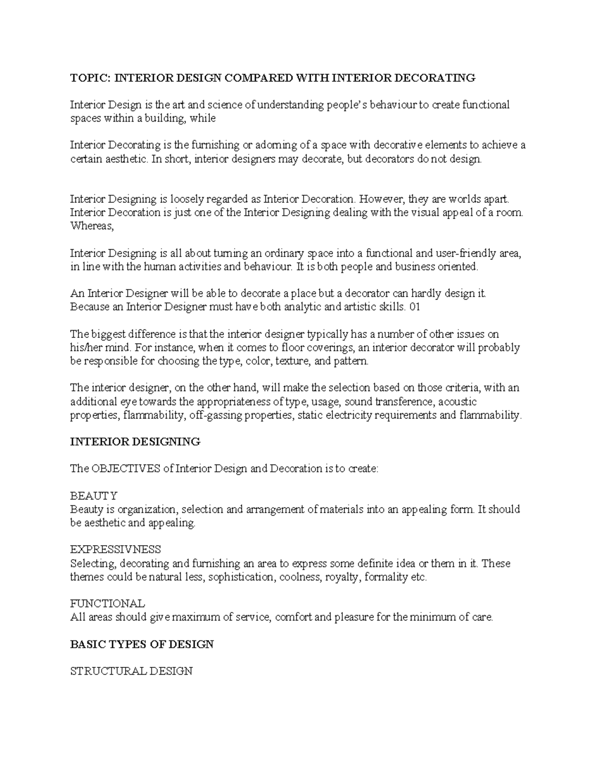 Interior Design vs. Interior Decorating: Key Differences Explained ...