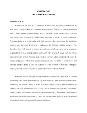 Chapter 4 - research - Chapter 4 Presentation, Analysis and ...