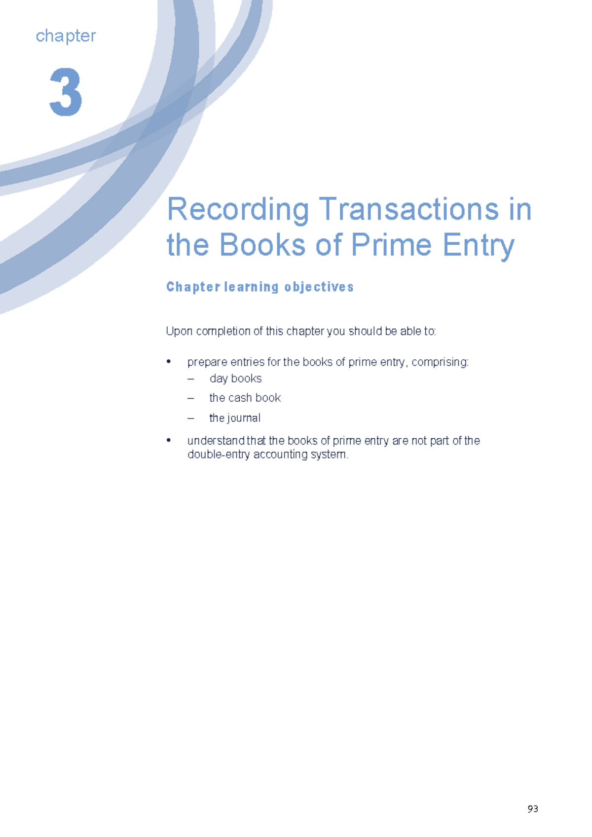 3.Recording Transaction in the Books of Prime Entry - Recording ...