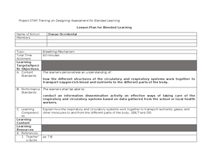 Dlp demo 2nd q - Science 9 2nd quarter lesson plan - LESSON EXEMPLAR IN SCIENCE 9 GRADE 9 DAILY ...