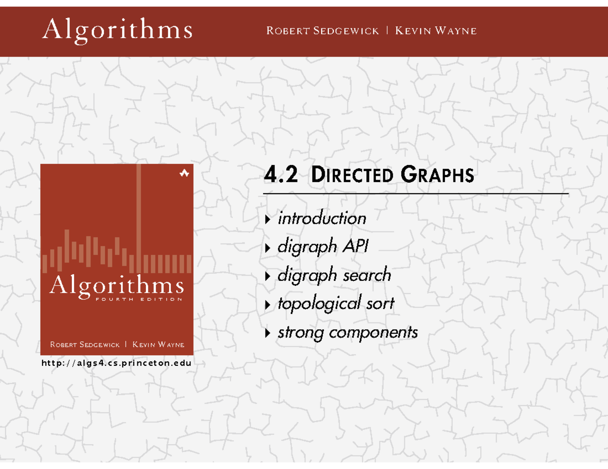 42: Directed Graphs - Lecture Notes on Digraph Concepts and ...