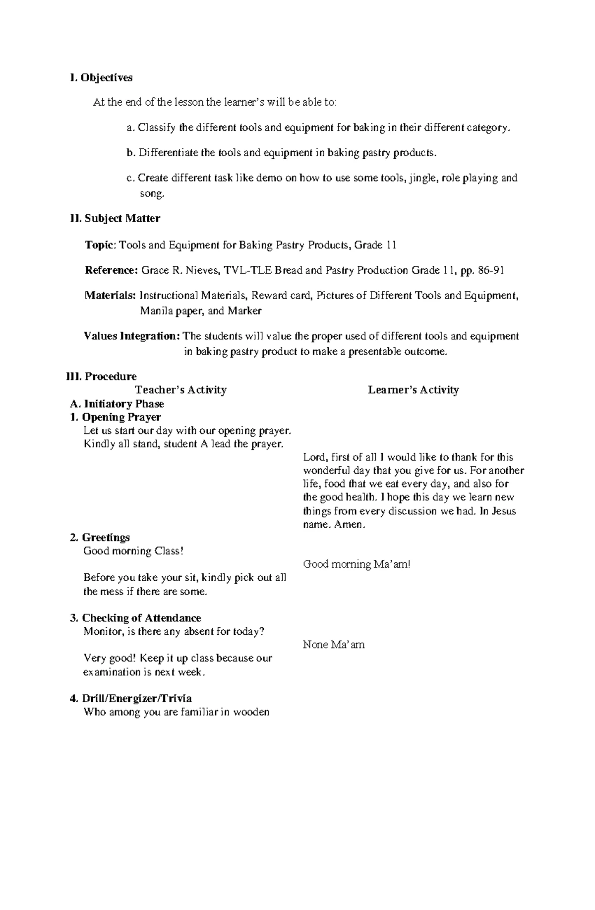 HE BPP Q2 GR11 Module 1 - LEGYN M, ROGELIO - 11 1 11 TVL–HE-Bread ...