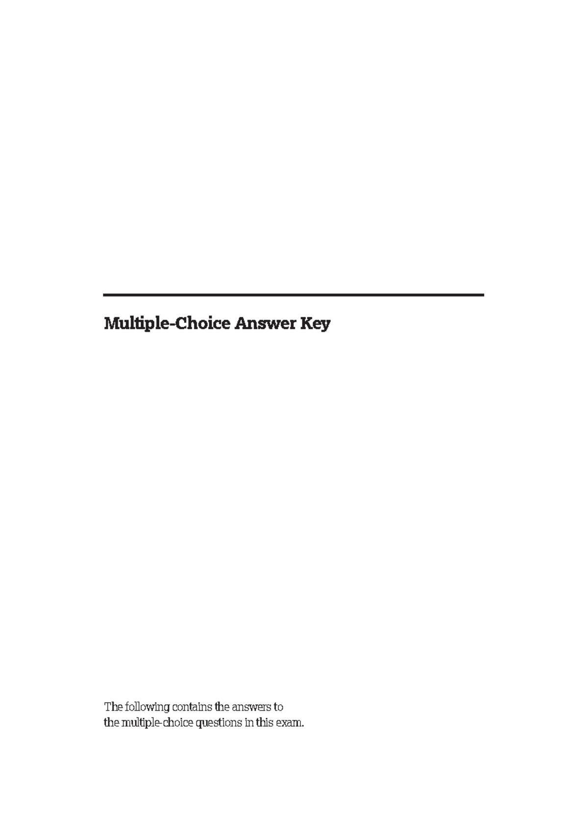2018 AP Calc BC Multiple Choice Answer Key & Scoring Guidelines - Studocu
