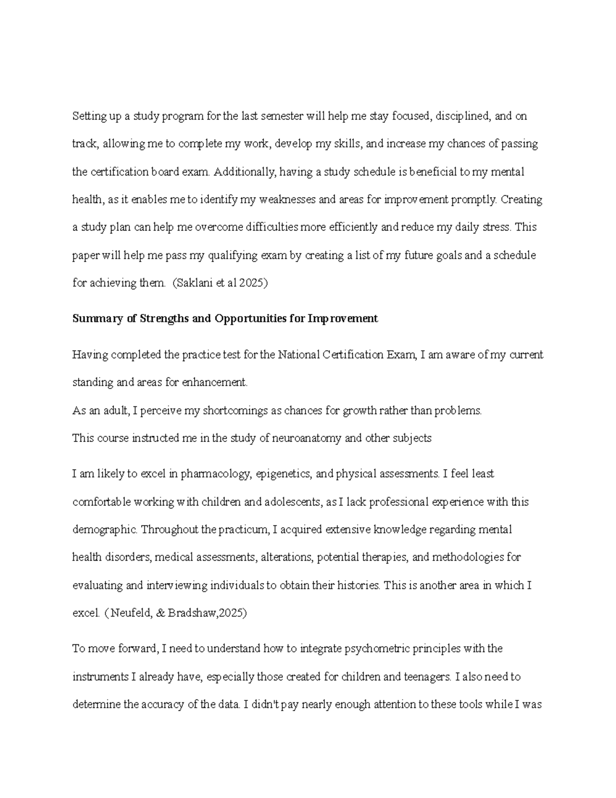 Study Plan 2: Week 1 Assignment for Certification Exam Prep - Studocu