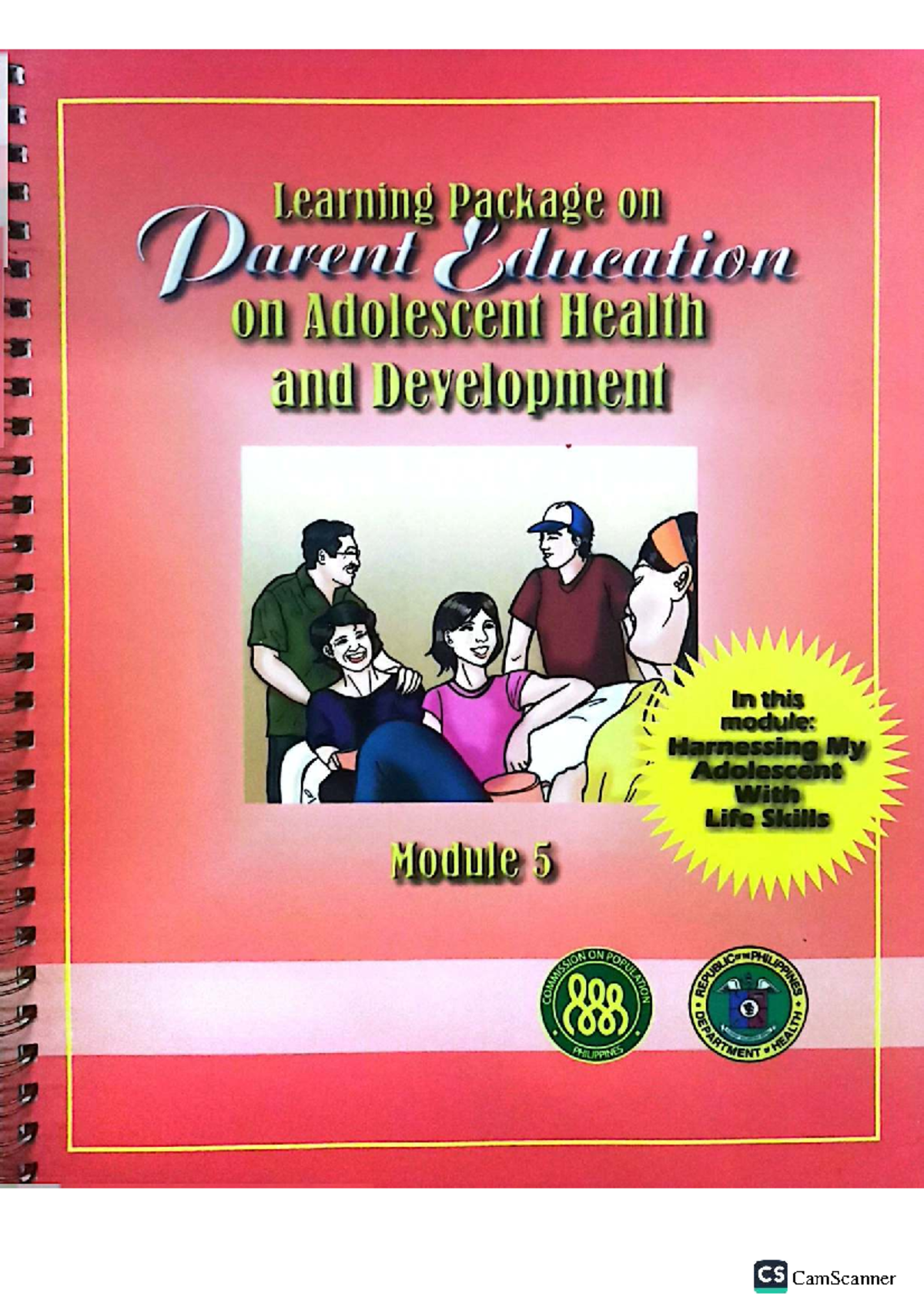 Learning Package: Parent Education on Adolescent Health (Module 5 ...