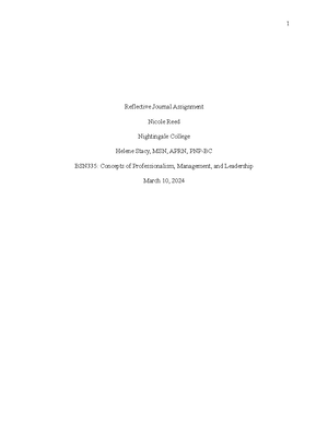 BSN335Concept MAp - Concept Map. Recieved 85% - Hallmark Delegation ...