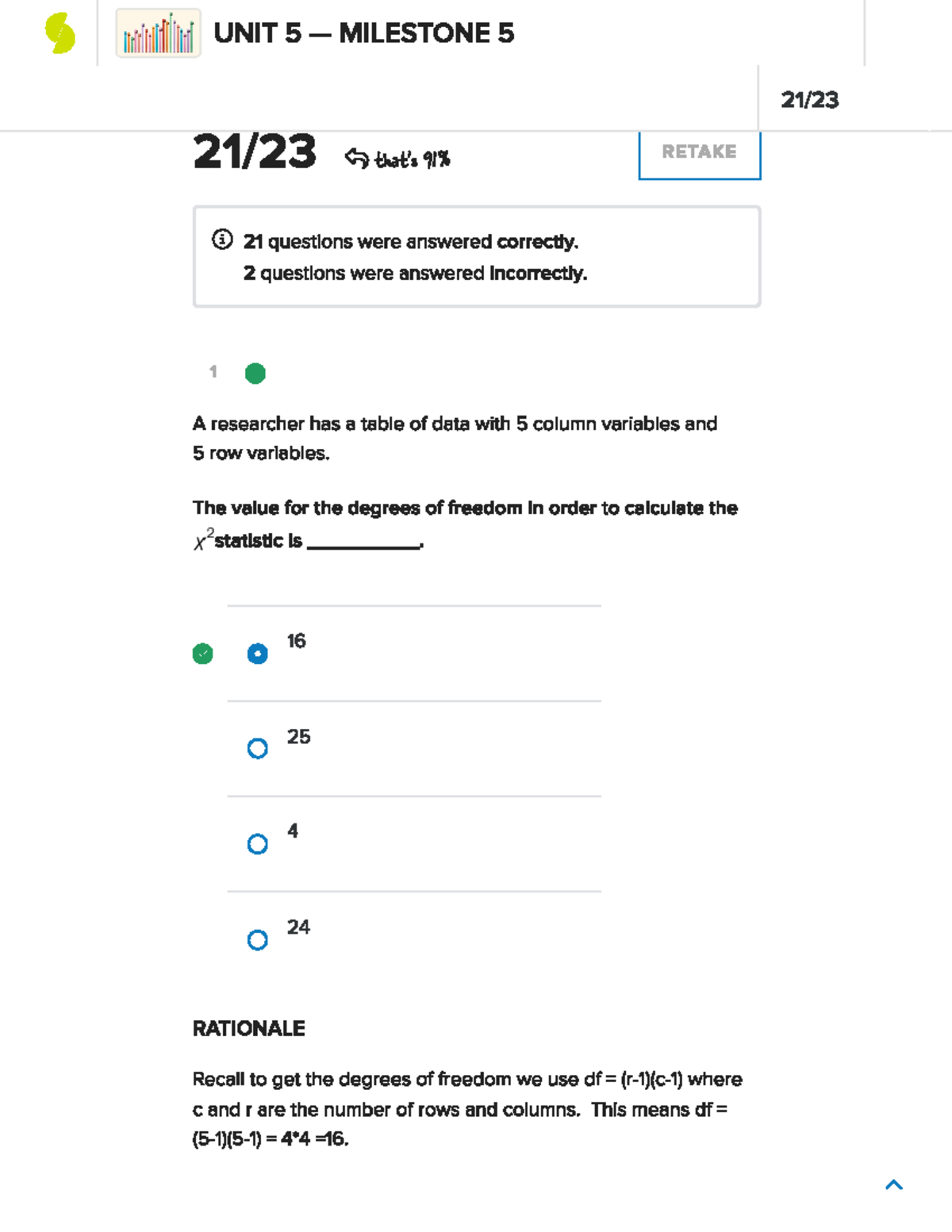 UNIT 5 MILESTONE 5 TEST REVIEW - 21 QUESTIONS ANALYSIS - Studocu