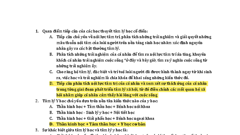 Tâm lý học cổ điển và ứng dụng trong y học: T m-l -Y-h c-tr c-nghi m-c ...