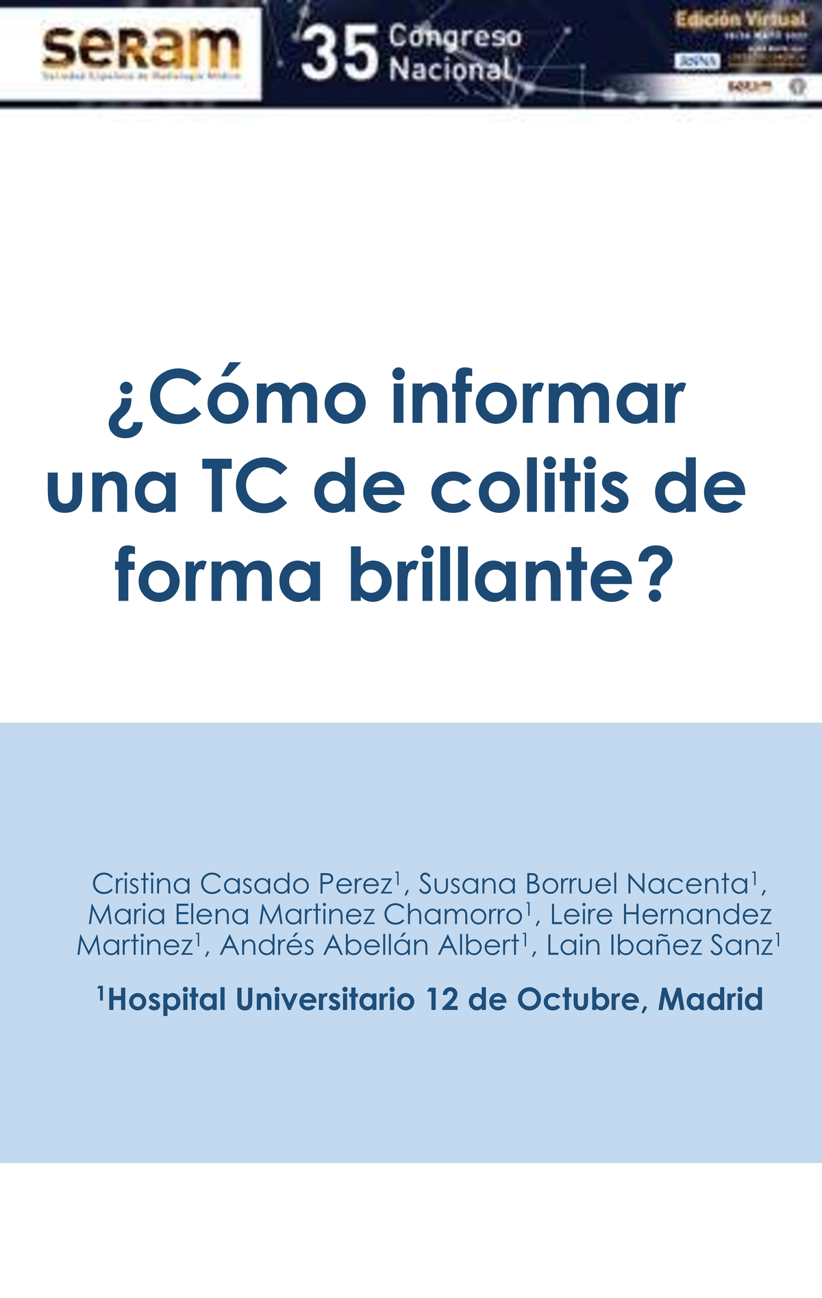 TC de Colitis: Diagnóstico y Hallazgos Radiológicos en Urgencias - Studocu