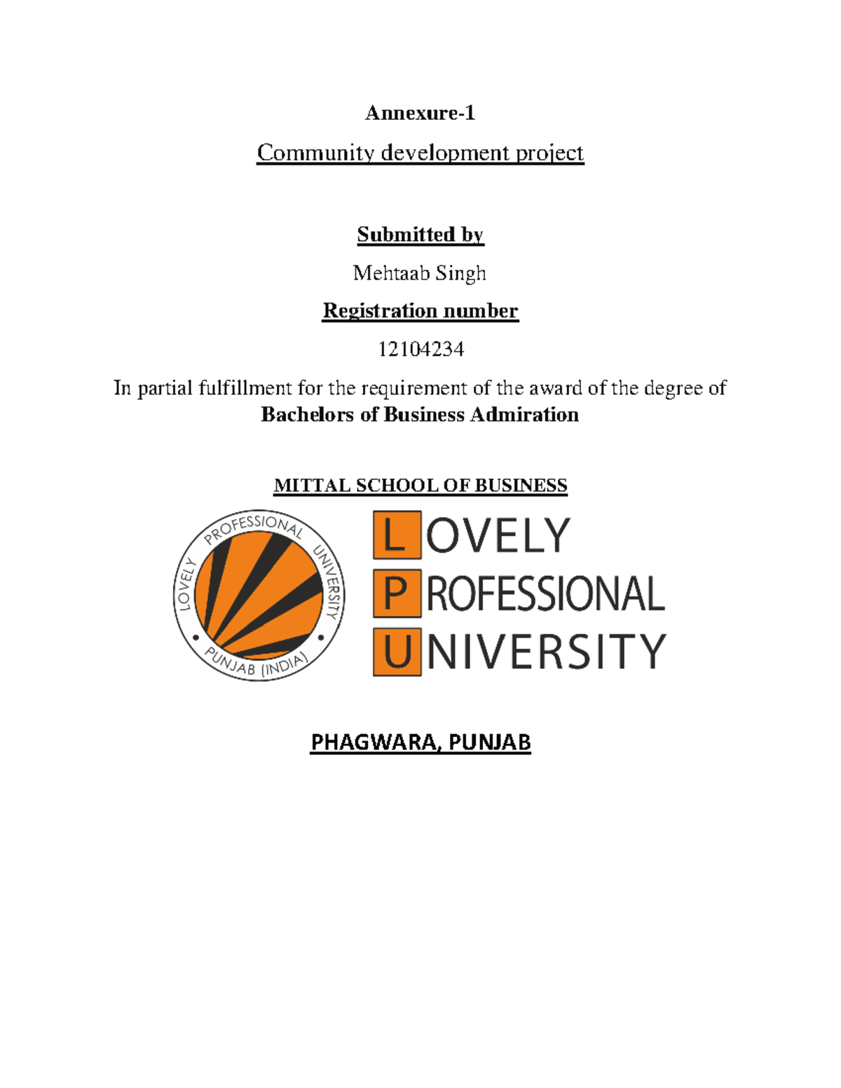 Community Development Project: NGO Initiatives & School Improvement ...