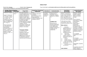 DRUG Study - Lactulose - DRUG STUDY Brand Name: Acilac , Apo-Lactulose ...