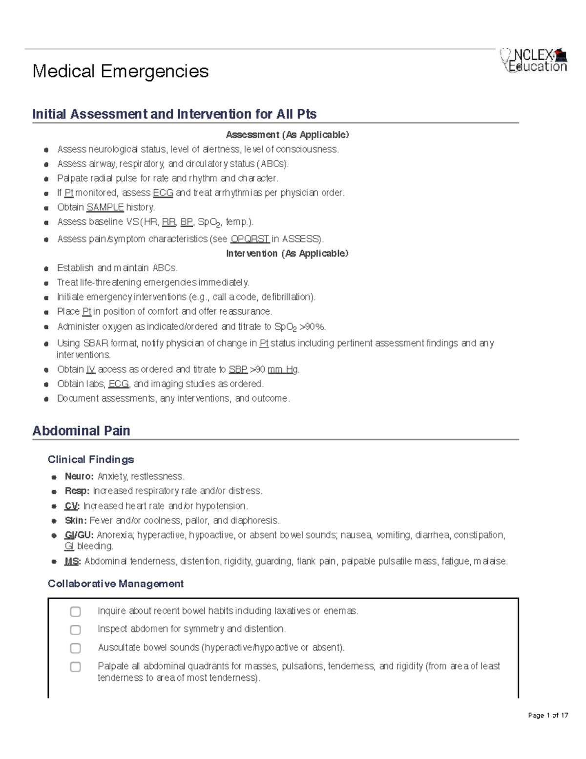 ACLS 2015 Guidelines: Emergency Assessment & Interventions for Patients ...