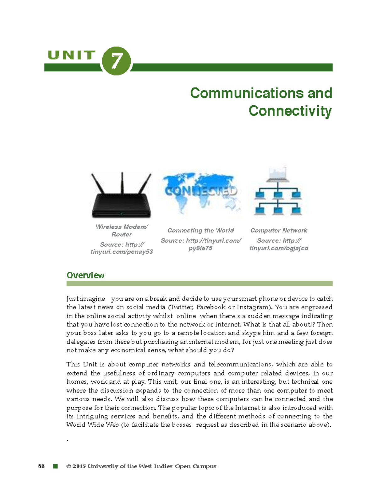 Unit 7: Telecommunications and Network Connectivity in MGMT1000 - 86 ...