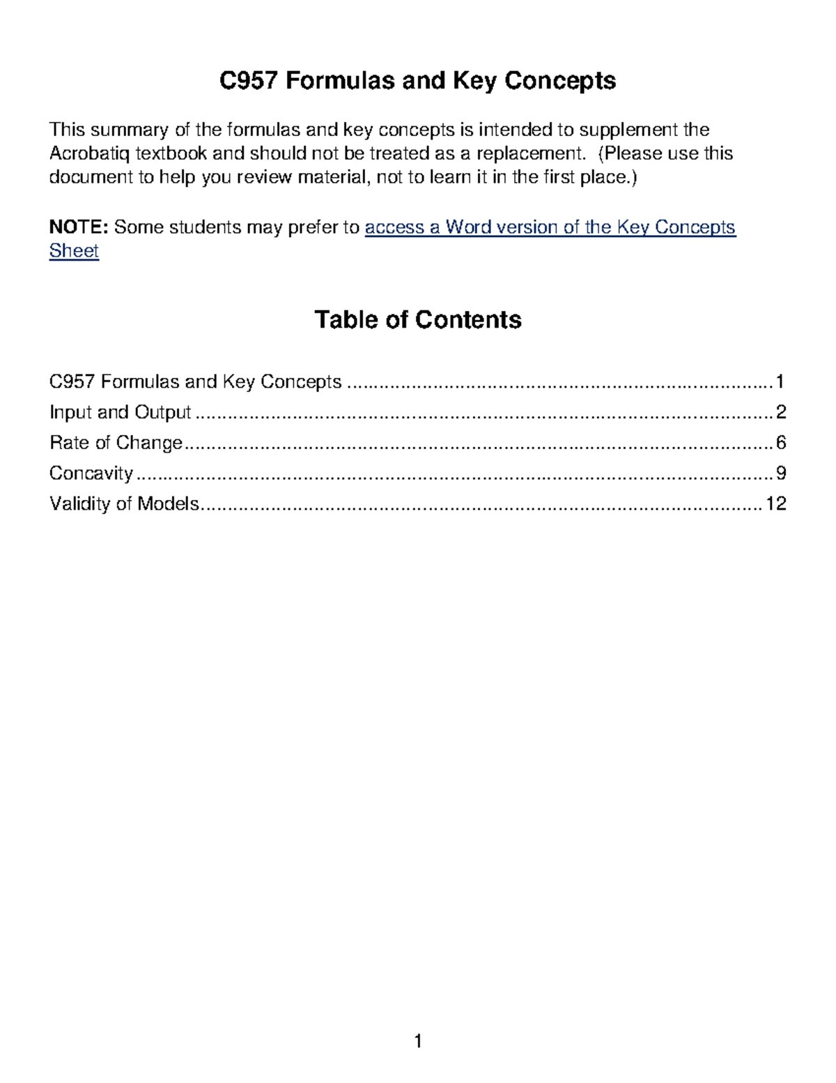 Complete study guide for C957 Applied Algebra - Applied Algebra – C ...