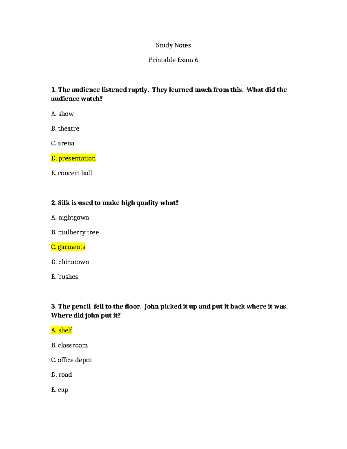 Specifications kolami uncope - Study Notes Printable Exam 6 The ...