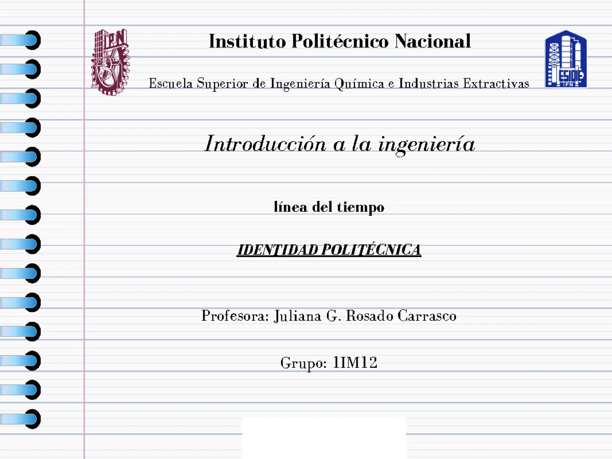 Historia DEL IPN - HISTORIA DEL IPN El IPN fue fundado el 1 de enero de ...
