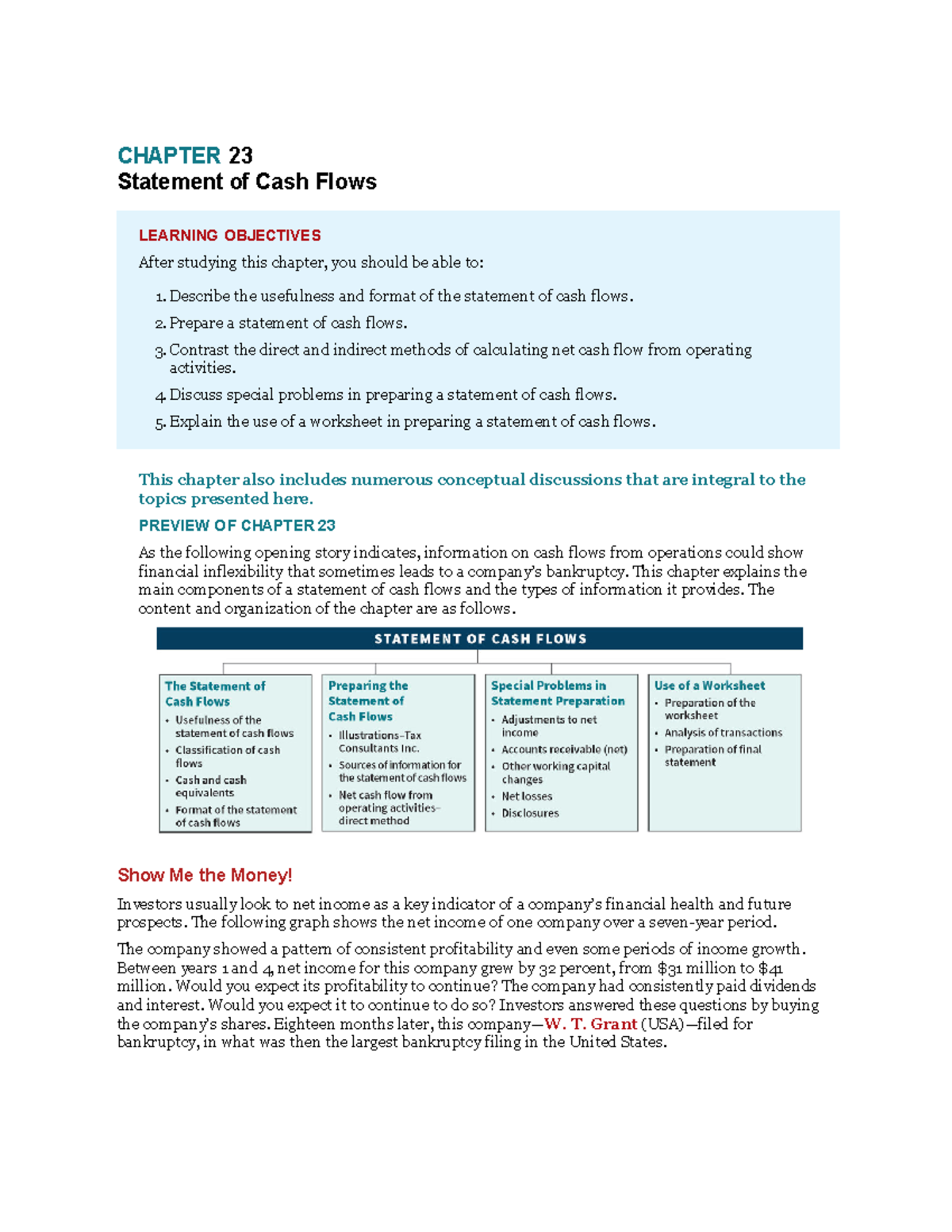 CH23 Statement of Cash Flows: Key Concepts and Preparation Techniques ...