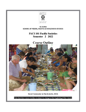 PAC103 Some Common Words and Phrases in Tongan - PAC103: Languages and ...