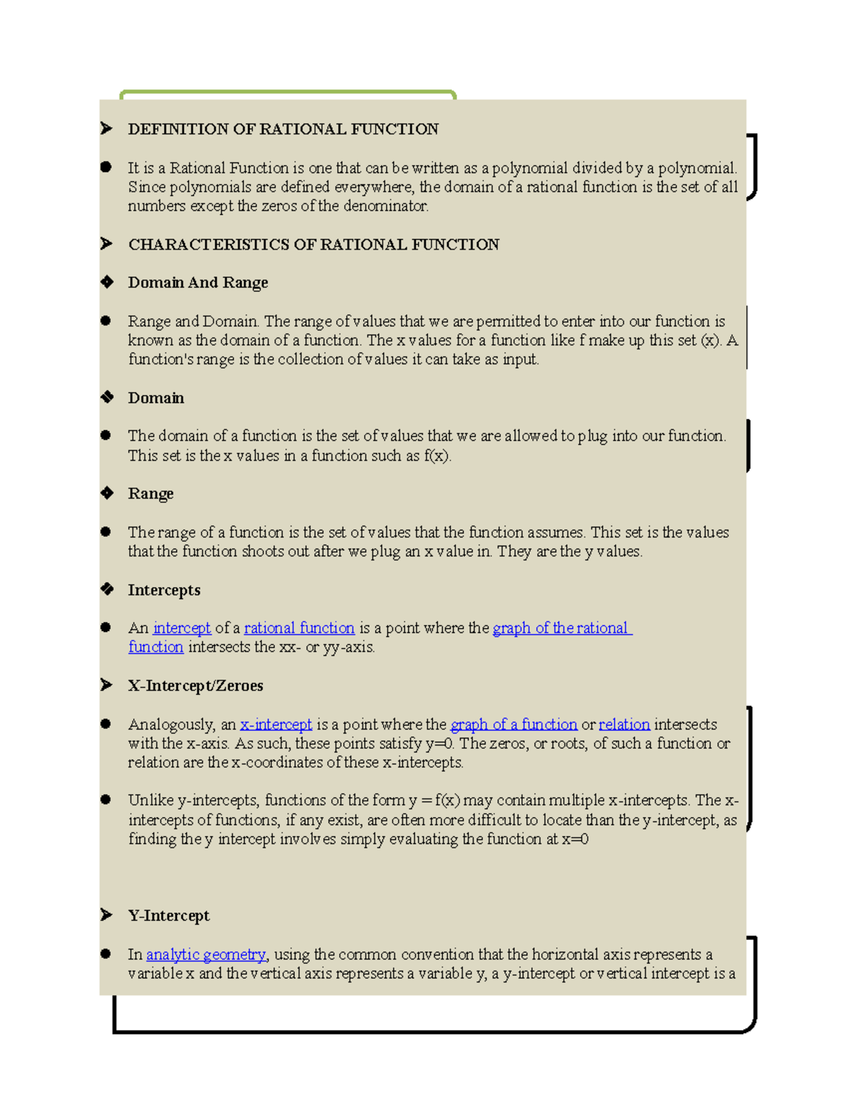 Definition-OF- Rational- Function - DEFINITION OF RATIONAL FUNCTION It ...