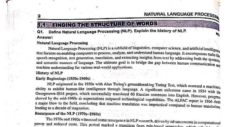 NLP 101: Understanding Natural Language Processing and Word Structure ...