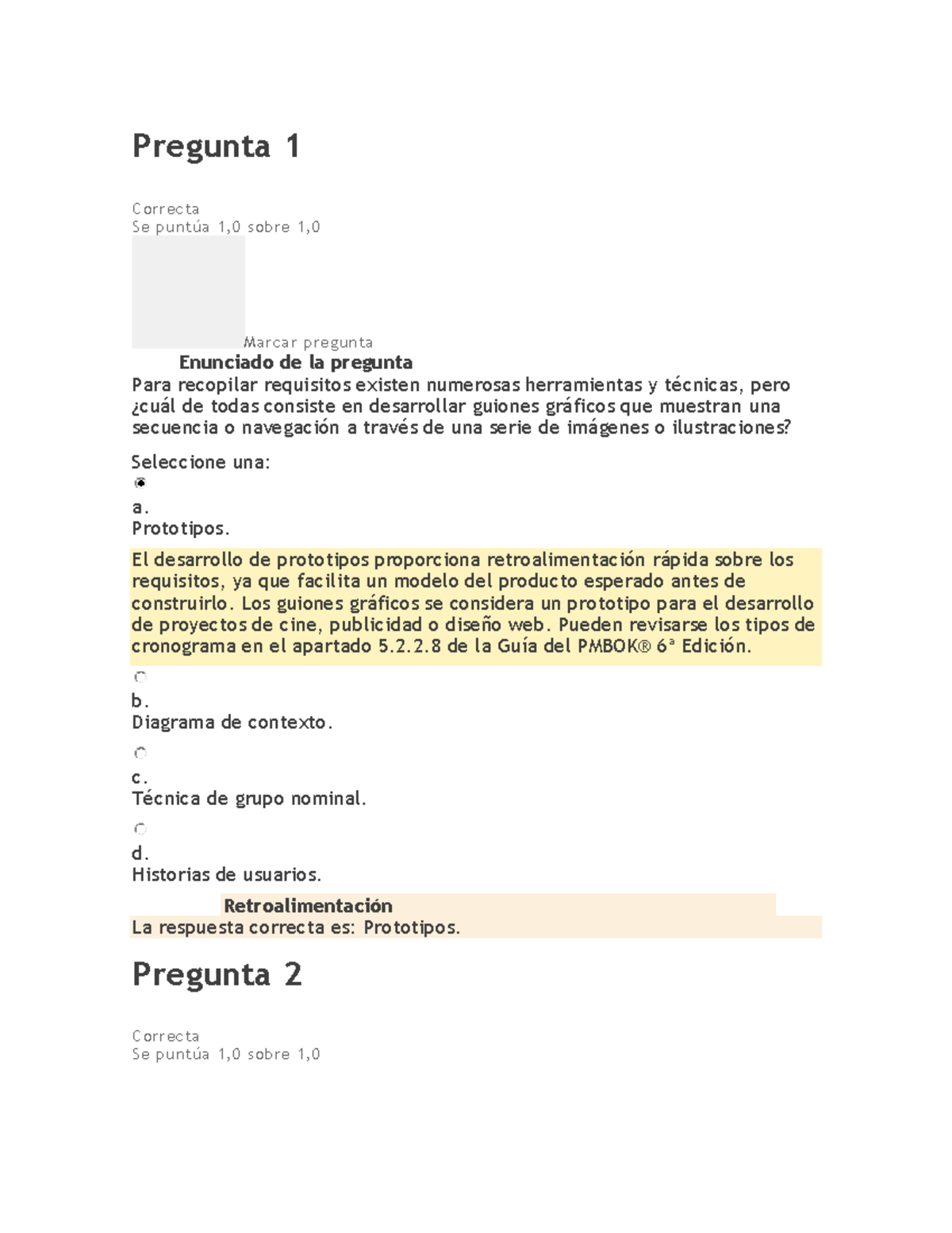 Examen Final GP1: Preguntas y Respuestas sobre Gestión de Proyectos - Studocu