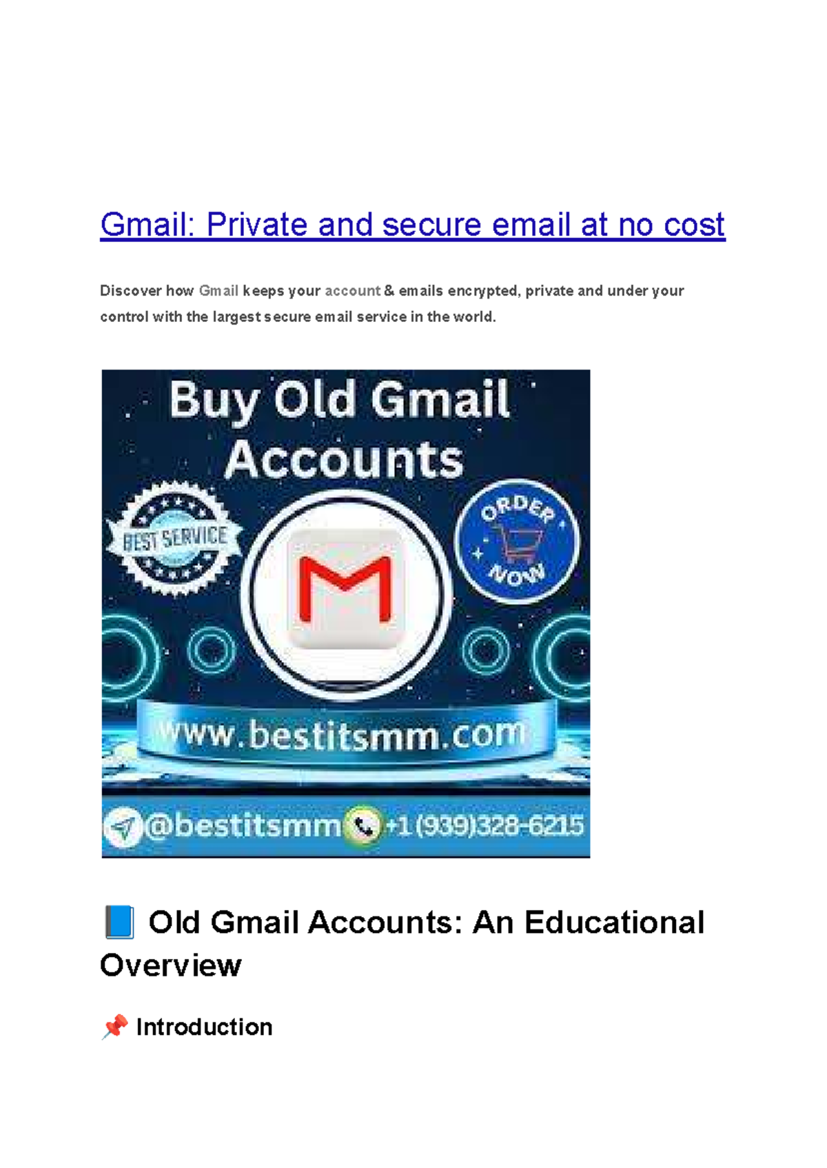 Gmail Accounts: Understanding Old Accounts & Their Importance - Studocu