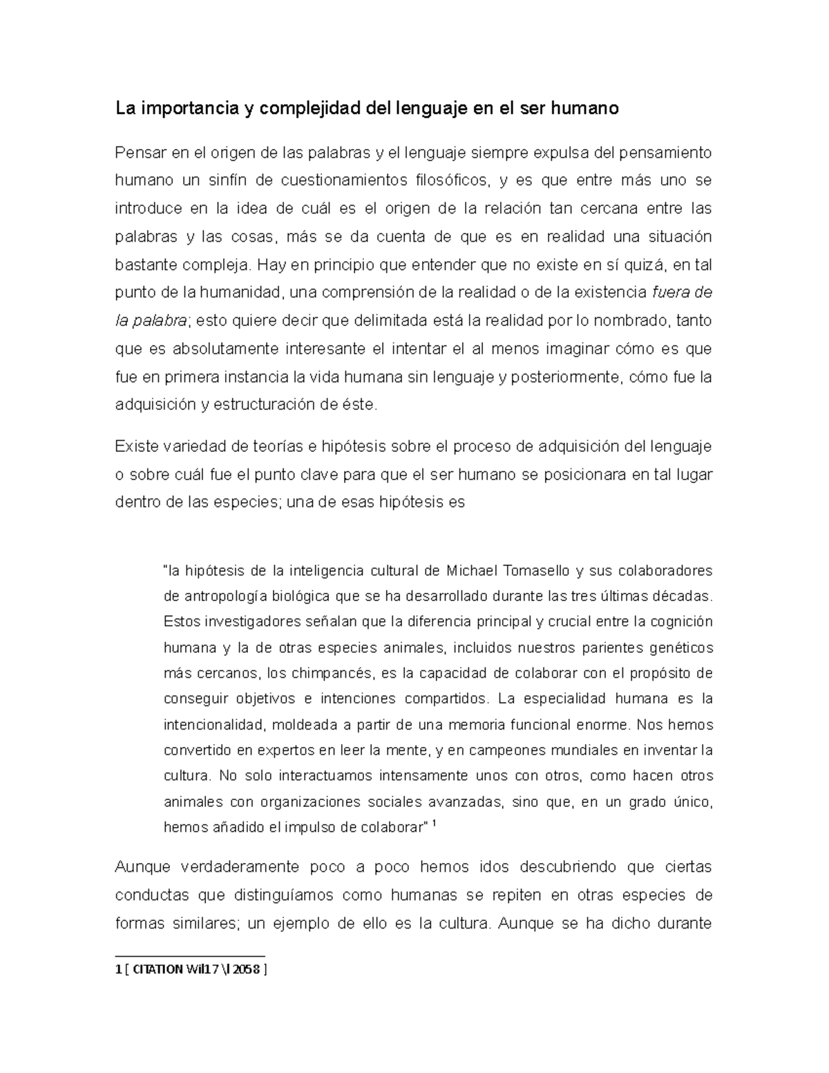 La importancia y complejidad del lenguaje en el ser humano - Hay en ...