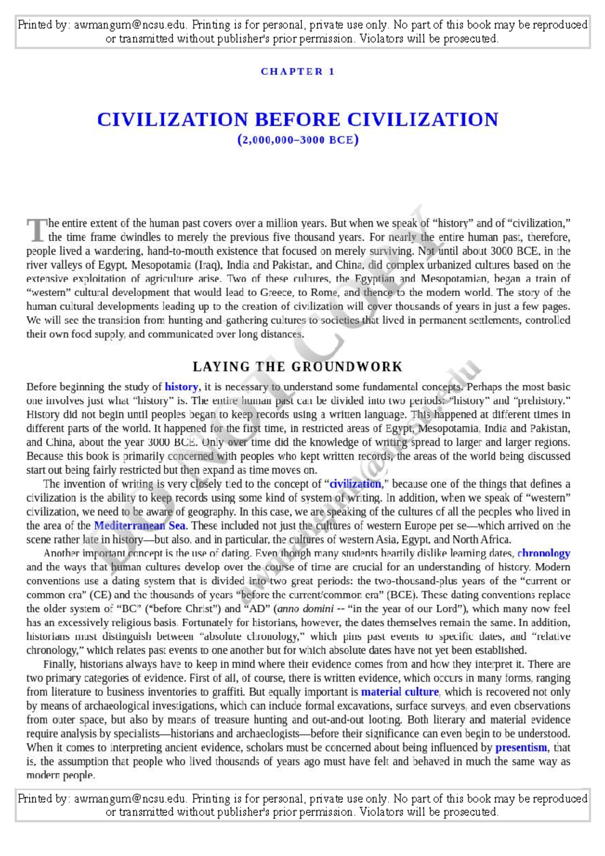 Ancient Mediterranean Civilizations Course Notes - NC State - Studocu