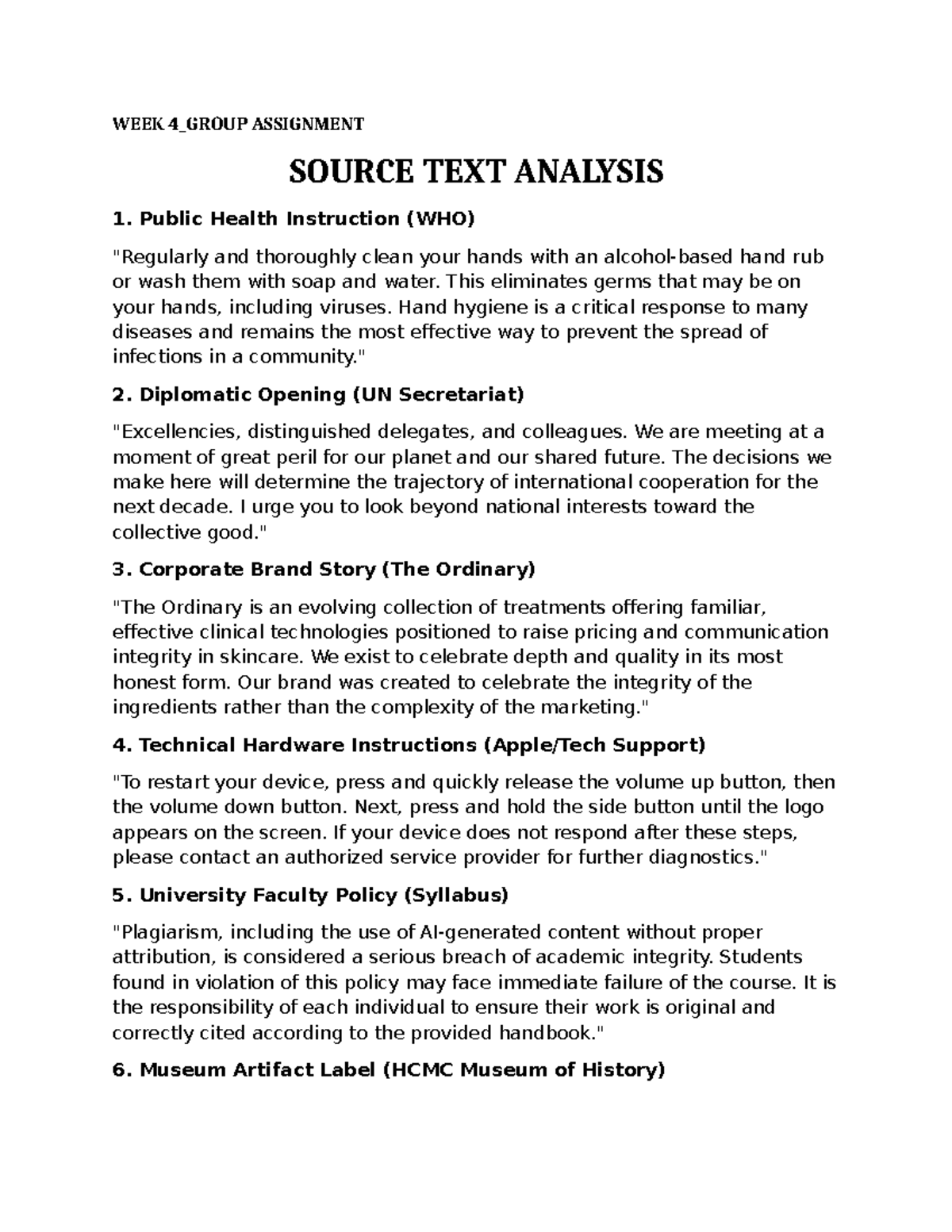 WEEK 4_GROUP ASSIGNMENT: Source Text Analysis in Public Health - Studocu