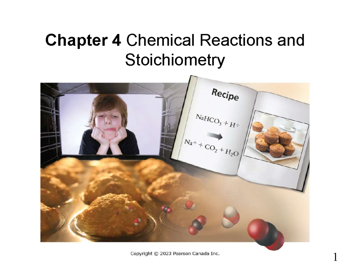Chapter 4 Chemical Reactions and Stoichiometry - Chapter 4 Chemical ...
