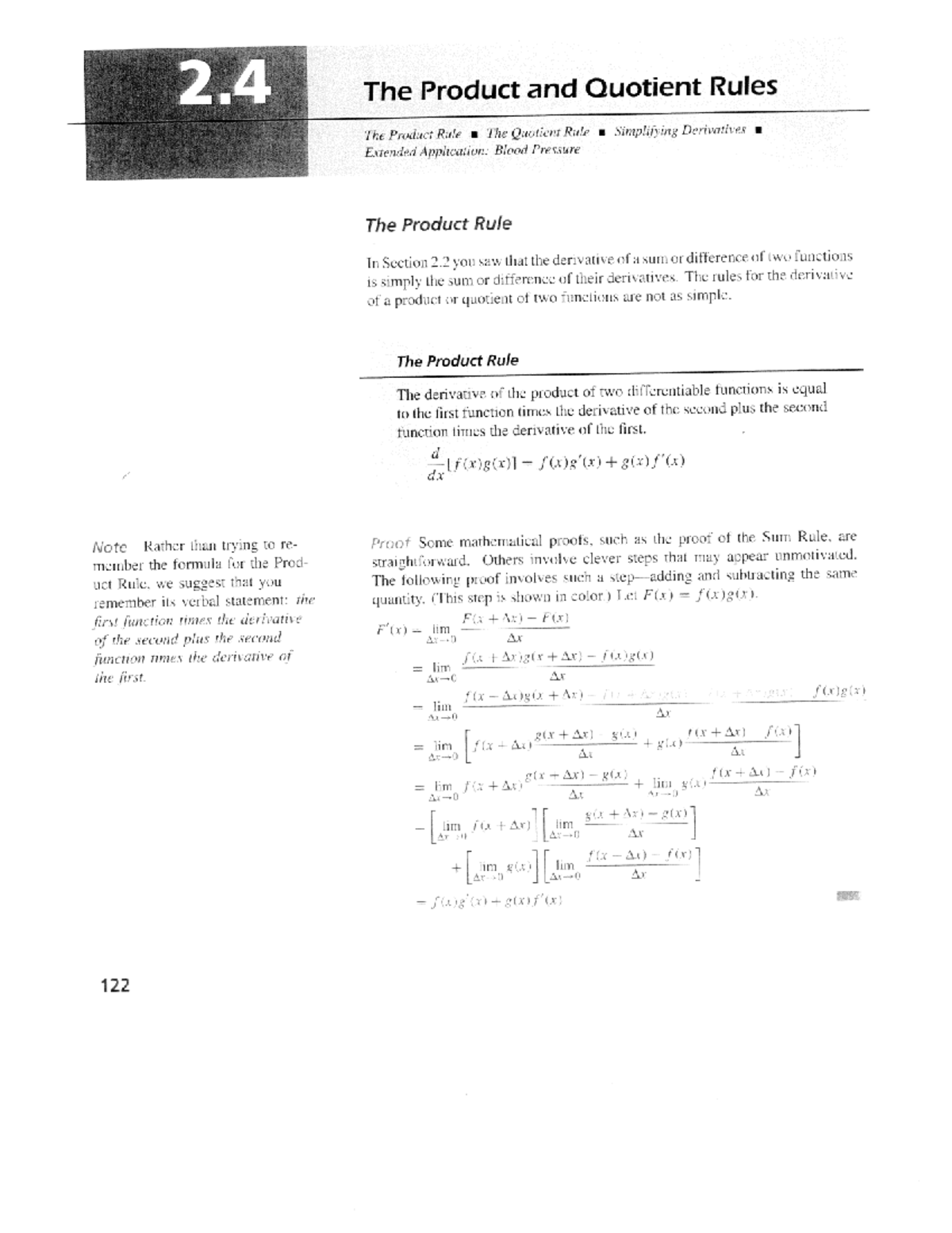 Calculus 2 - Product and Quotient Rules Assignment - Studocu