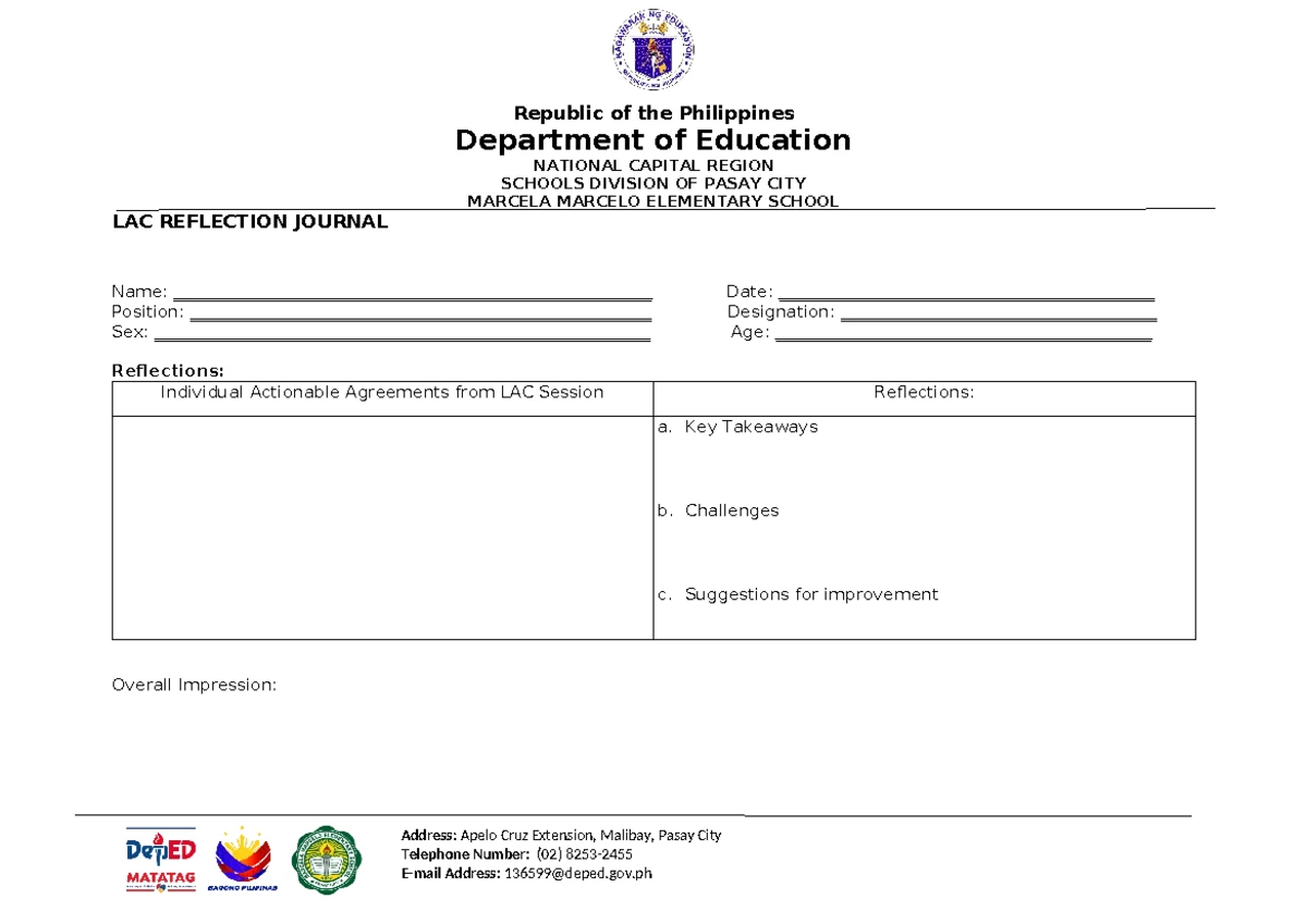 Q1 LE-PE & Health 4 WEEK 1 - PILOT IMPLEMENTATION OF THE MATATAG K TO ...