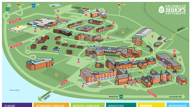 Campus Map - B11 410 & C11 Locations and Services Guide - Studocu
