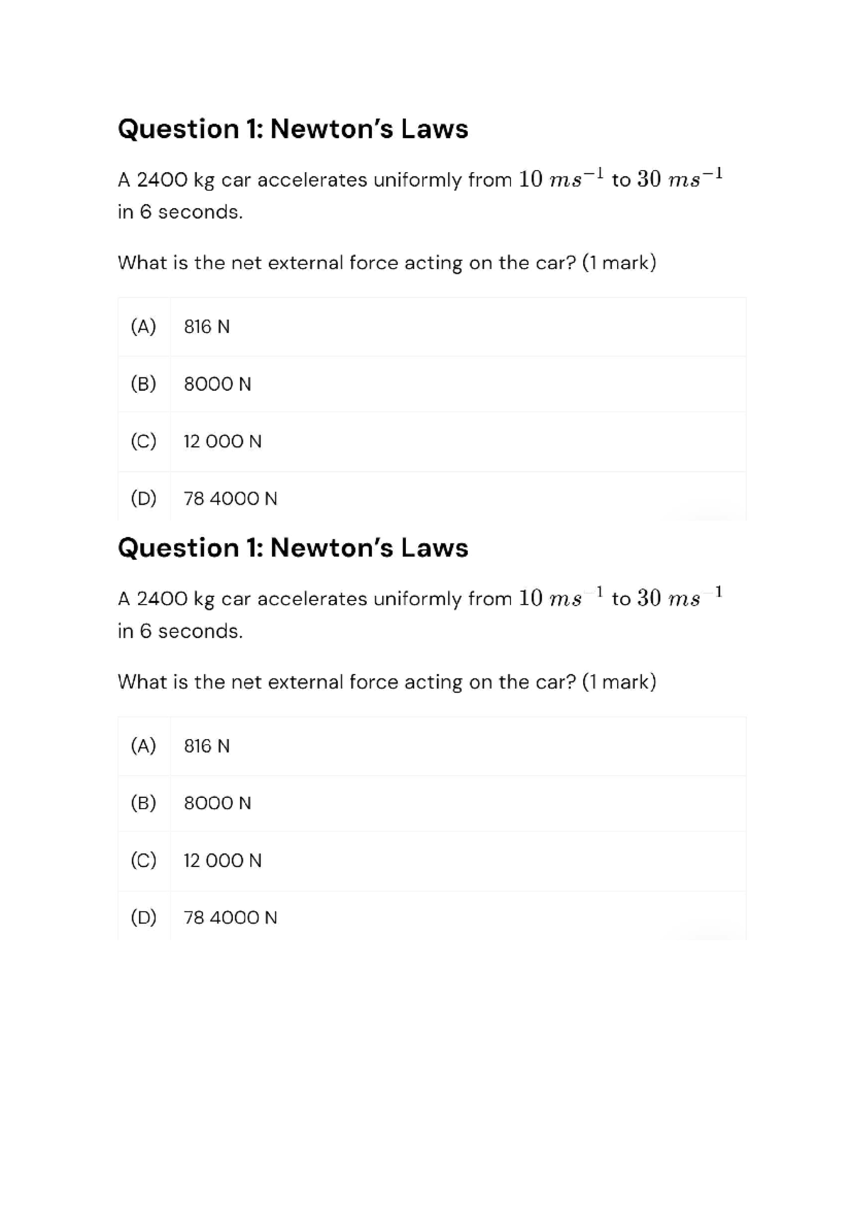 Module 2 Quiz - Physics: Forces, Energy, and Momentum Concepts - Studocu