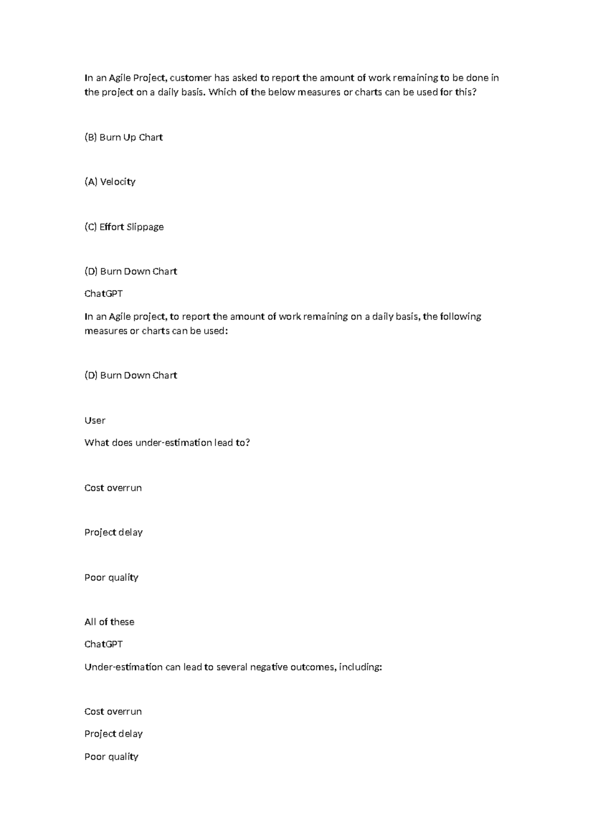 IQMS™ Agile Project Metrics and Estimation Guidelines - Studocu